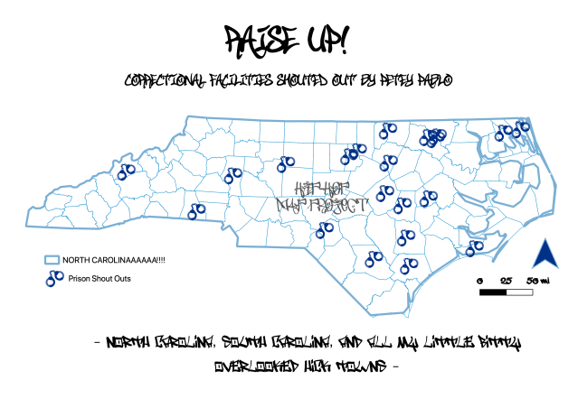 Map Of North Carolina Prison Locations