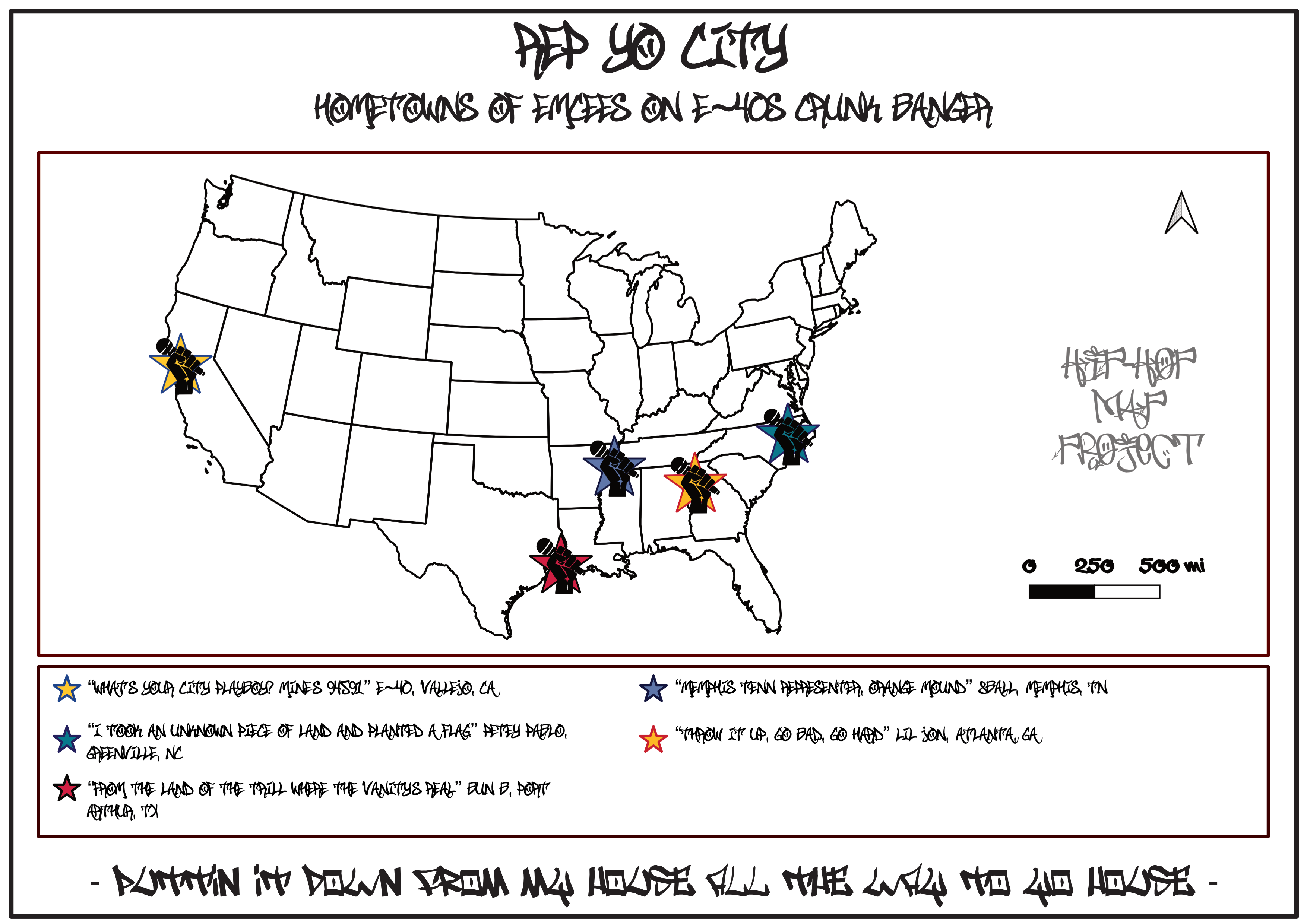 Rep Yo City: Hometowns of Emcees on E-40’s Crunk Banger – Rap GEO
